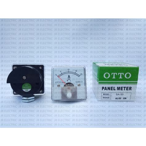 Jual Komponen Listrik Otto Panel Meter Amper Ampere Volt Meter Sa 50