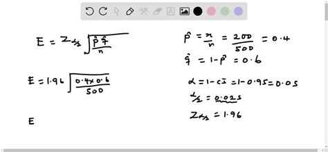 Solved Use The Given Margin Of Error Confidence Level And Population
