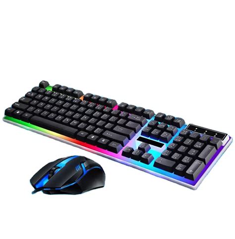 G B Cool Backlight Wired Mechanical Gaming Keyboard Mouse Combos Set Lazada PH