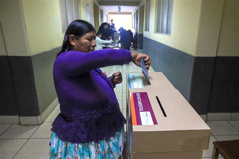 Voto Blanco Y Nulo Crece En Las Encuestas En Bolivia Y Supera A Los