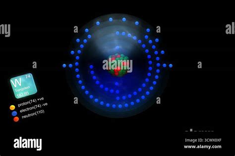 Tungsten Atom Elements Symbol Number Stock Videos And Footage Hd And 4k
