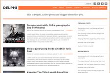Delphi Blogger Template Newbloggerthemes Com