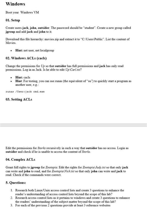 Windows Boot Your Windows VM Setup Create Users Chegg Com