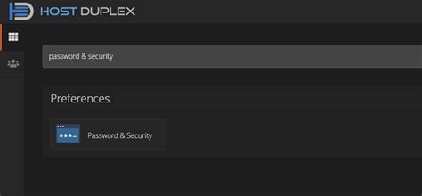 How To Change CPanel Password Host Duplex Knowledgebase