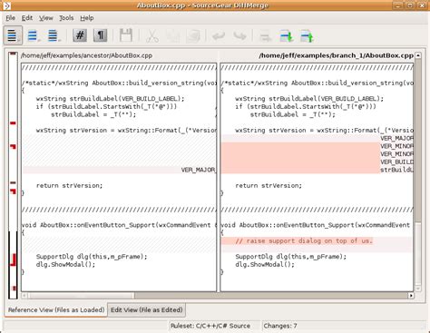 SourceGear DiffMerge Screenshots SourceGear DiffMerge Screenshots