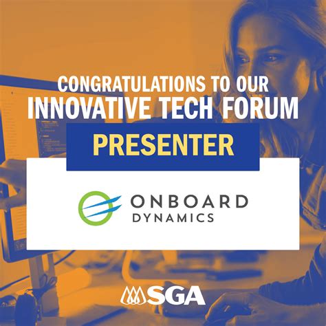 Innovative Tech Forum Selects Onboard Dynamics