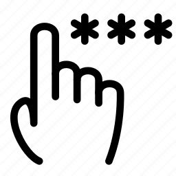 Access Field Input Passcode Password Pin Code Verify Icon