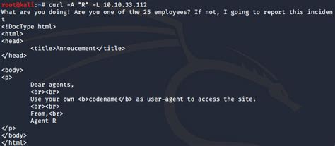 Agent Sudo Writeup Tryhackme