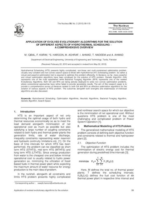 pdf application of evolved evolutionary algorithms …