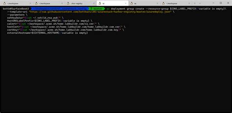 Deploy And Run Harbor Container Registry As Vm On Azurestack For Aks