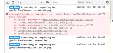 Uncaught Typeerror I Register Is Not A Function Issue Vaadin Flow Github