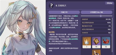 原神珐露珊详细技能零命带减抗增伤聚怪风C梦寐以求的辅助 角色 天赋 大招