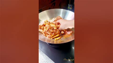 নারকেল দিয়ে মুরগী মাখা 🥥🐓 Chicken Recipe Shortvideo Youtube