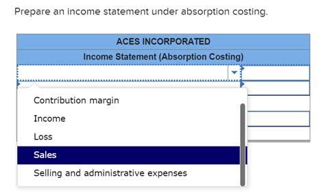 Answered Prepare An Income Statement Under Bartleby