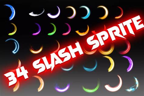 Slash Effect Spritesheet D D Textures Materials Unity Asset Store Unity Asset Store