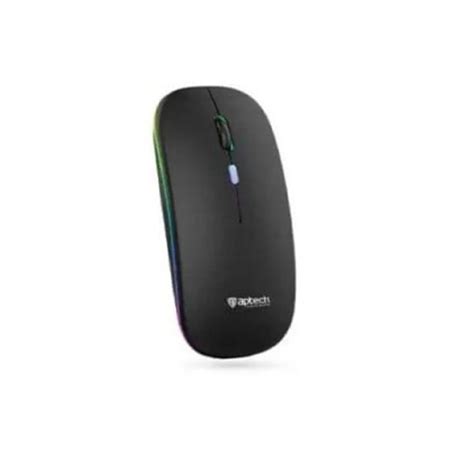 Aptech W61 Wireless Rechargeable Silent And Bluetooth Rgb Mouse Bd