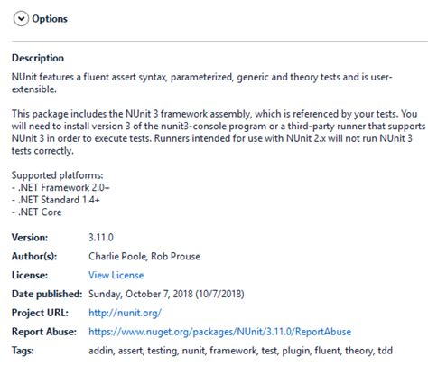 Manage Nuget Packages Dialog Shows Authors Of Package But Not Owners Issue Nuget