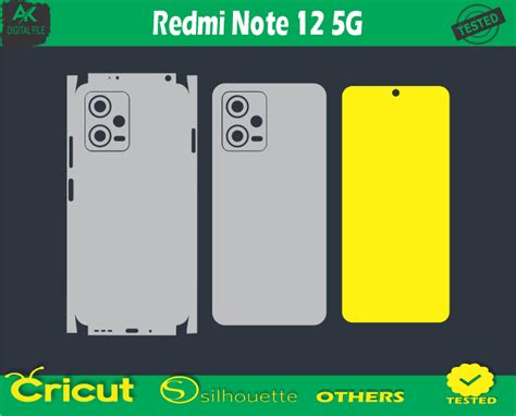 Redmi Note G Skin Vector Template