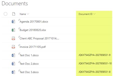 How To Track Documents In SharePoint Using Document ID Feature