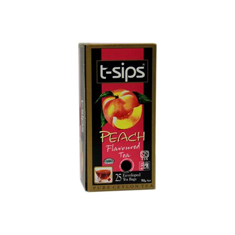 T Sips Peach Flavoured Tea 20s 40g Glomark Lk