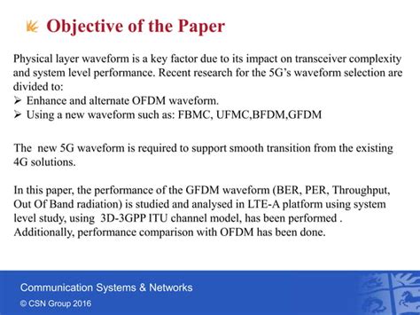 System Level 5g Evaluation Of Gfdm Waveforms In An Lte A Platform