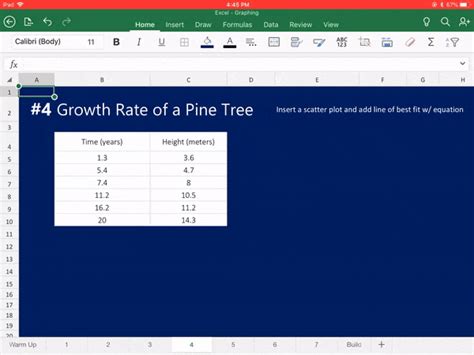 Graphing In Excel