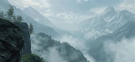 개체 이름 신비한 고원 안개 고요한 자연 경관 개념 키워드 신비주의 고원 안개 배경 일러스트 및 사진 무료 다운로드 Pngtree