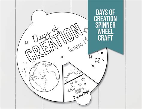 Creation Story Wheel Printable