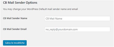 Wordpress Change Default Sender Name And E Mail Address