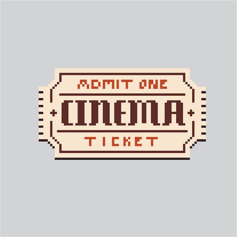 Pixel Ticket Vectors And Illustrations For Free Download Freepik