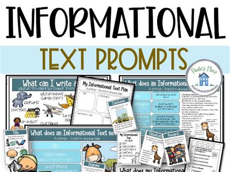 Informational Text Writing Pack Teaching Resources