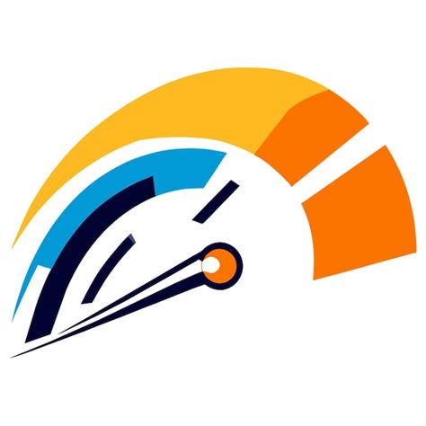 Speedometer Indicating High Speed Vector Illustration Flat 2 Premium Ai Generated Vector