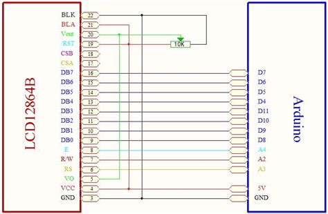 12864 128x64 Ks0108 Dots Graphic Lcd Display Module Blue Color Backlight Electrobes