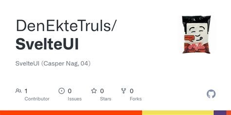 github denektetruls svelteui svelteui casper nag 04