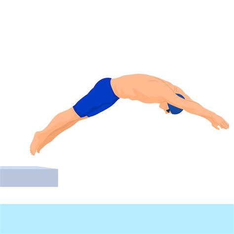 Person Diving Into Pool