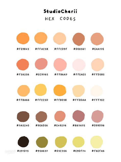 Hexadecimal Color Code Chart Marvelous Color Picker