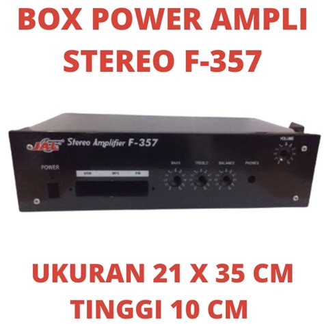 Jual Box Power Amplifier Kosong Stereo F Rakit Ampli Box Boks Kosongan Empli Mp Bluetooth