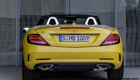 عکس ماشین بنز زرد زیبا