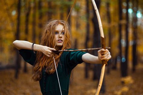 Girl With Bow And Arrows Wallpapers Wallpaper Cave