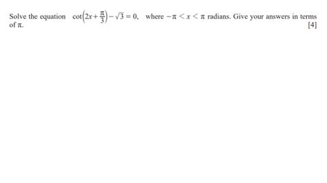 Trigonometry Past Paper Questions Igcse Additional Maths Cambridge