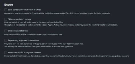 Missed Files In Export Despite Having All Skip Options Disabled Crowdin Issues Crowdin Community
