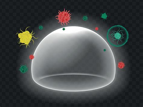 Bubble Shield Realistic Composition 25804395 Vector Art At Vecteezy