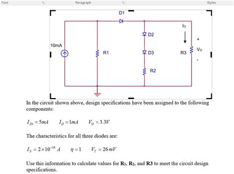 Solved In The Circuit Shown Above Design Specifications