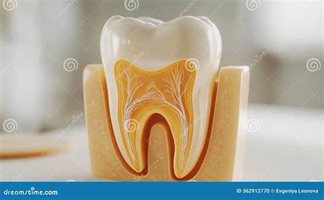 A Section Of A Root With Distinct Layers Of Different Cell Types