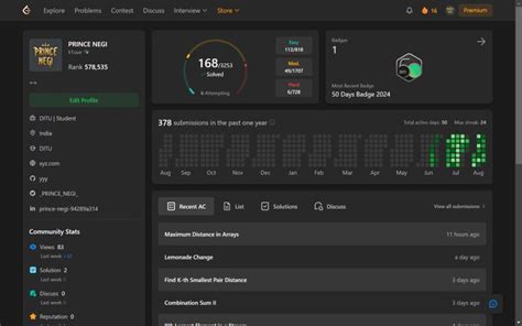 Prince Negi On Linkedin Leetcode Coding Programming Selfimprovement Tech Developerlife