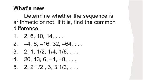 Arithmetic Sequencepptx Arithmetic Sequencepptx