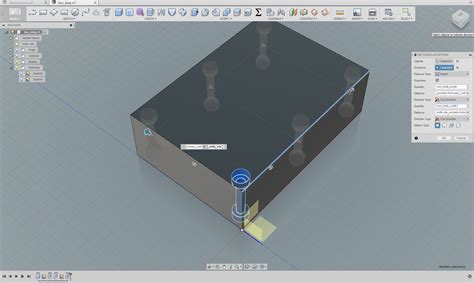 parametric modelling in autodesk fusion 360 making a box
