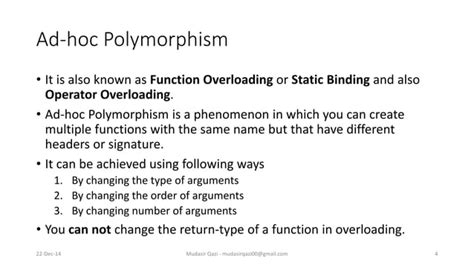 Oop Polymorphism Ppt