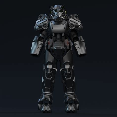 F4 T 60 Power Armor One Twelfth Scale Kit 3d Model 3d Printable Cgtrader