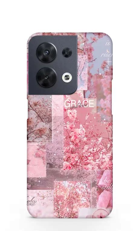 Aesthetic Pink Oppo Reno 8 5G Back Cover GOCOVERS